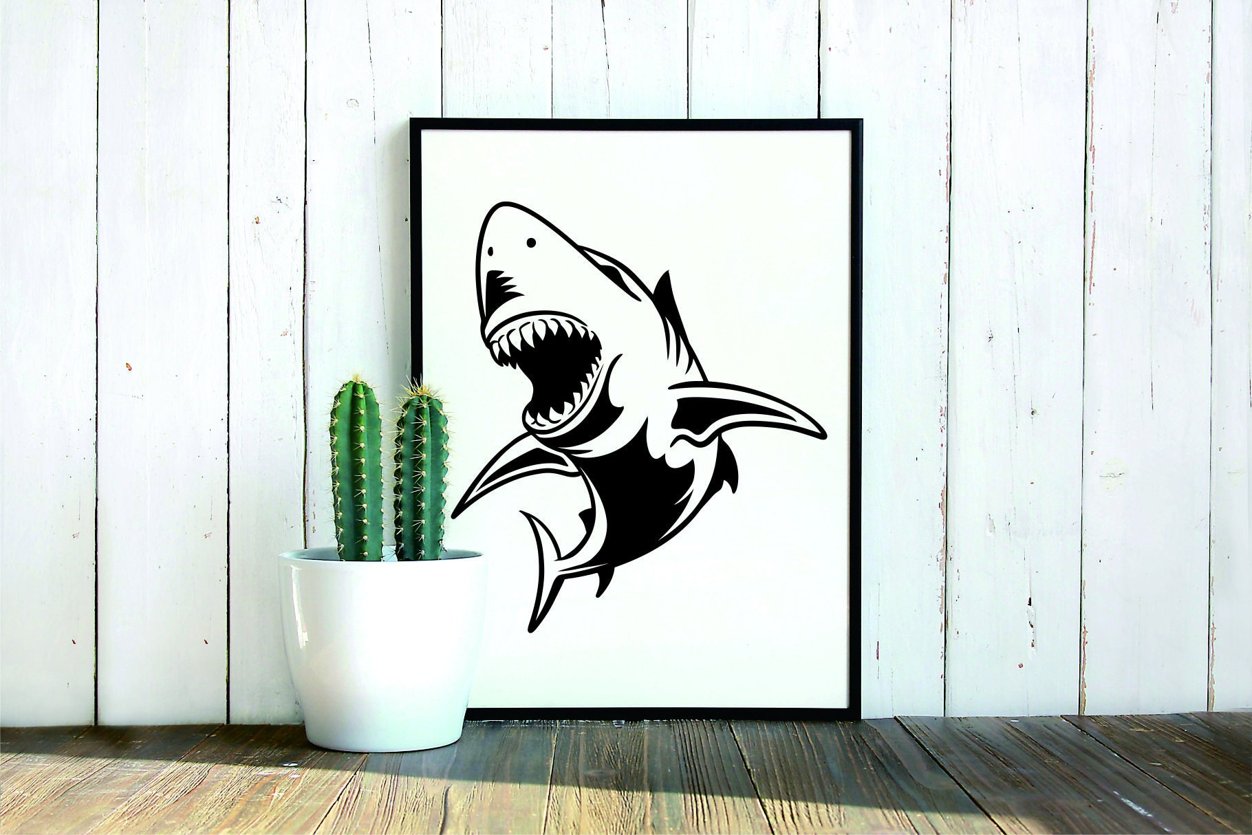 Shark Design Svg, Shark SVG, Shark PNG, Shark EPS, Shark Silhouette ...