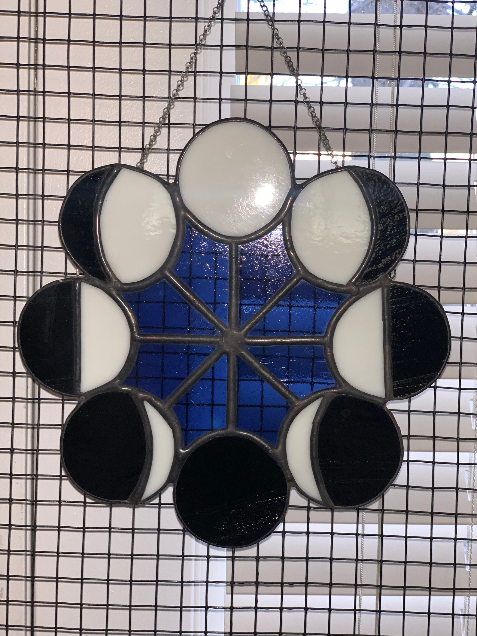 Stained Glass Moon Phases | Etsy