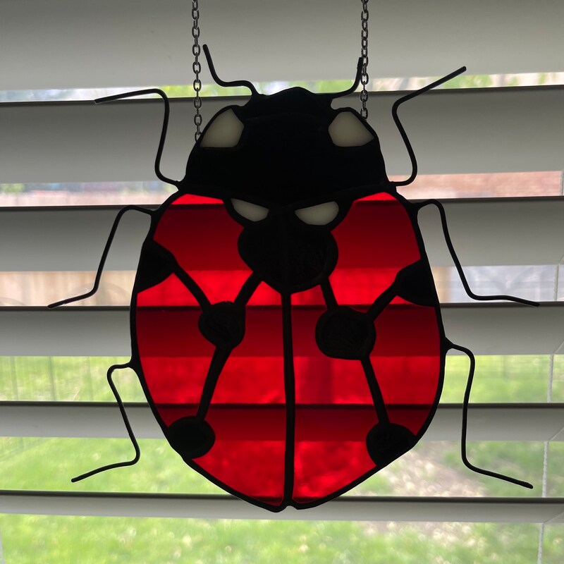 Ladybug Suncatcher - Etsy