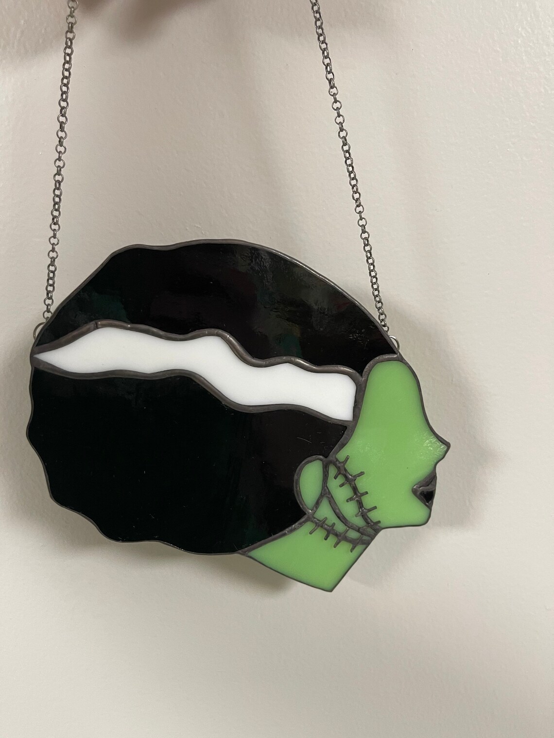 Bride of Frankenstein Stained Glass Suncatcher Monster - Etsy
