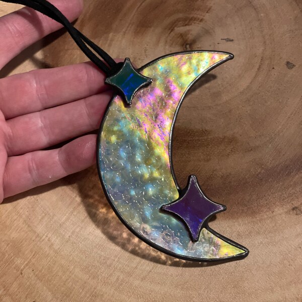 Stained Glass Moon - Etsy
