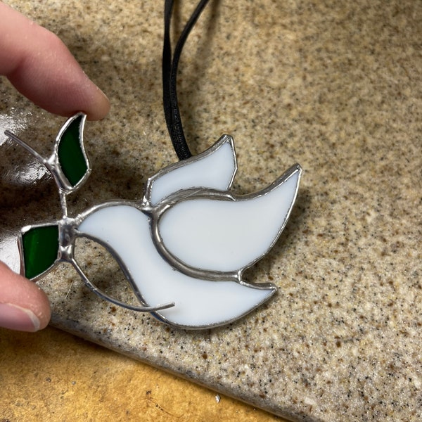 Stained Glass Dove - Etsy