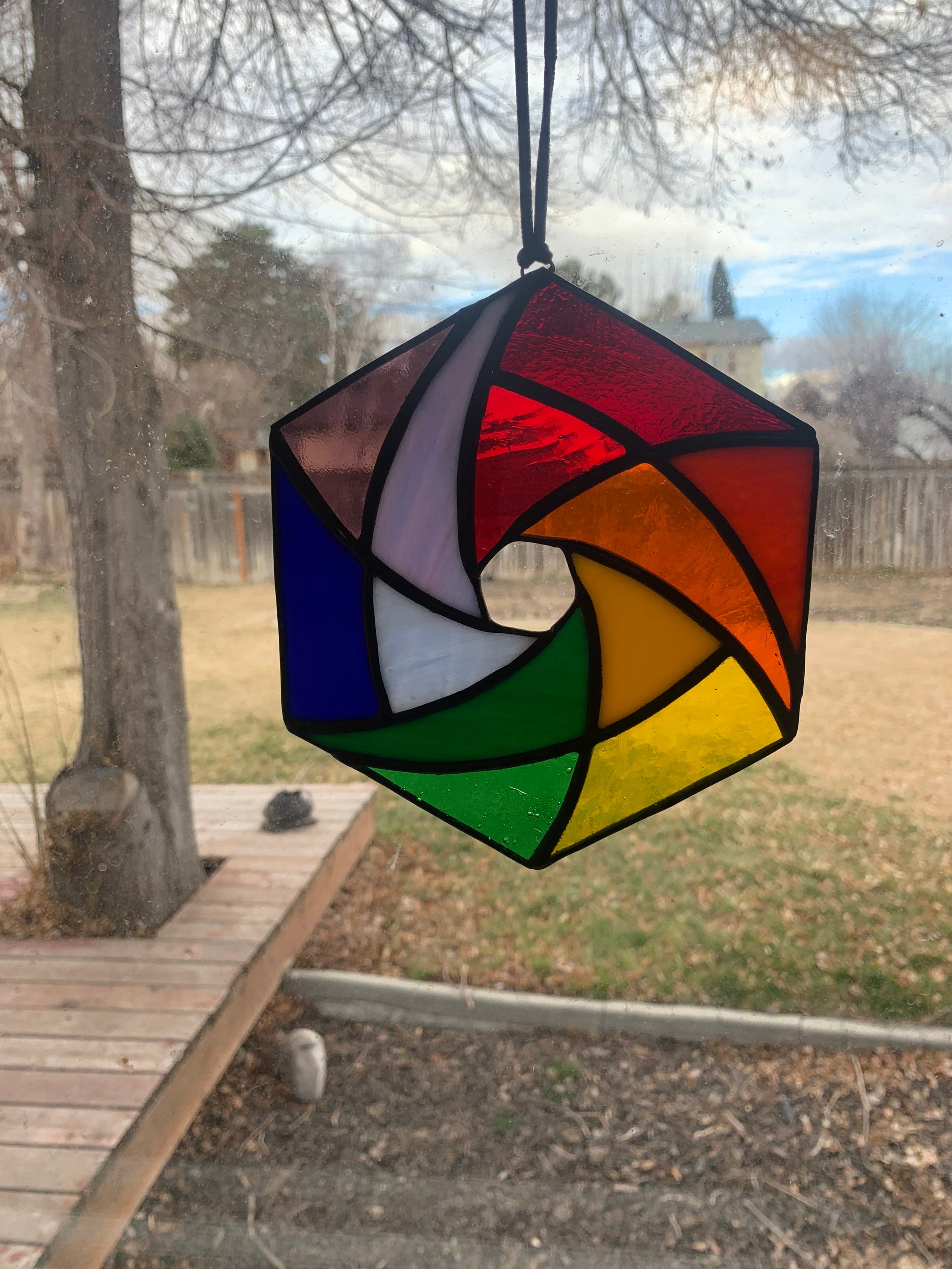 Stained Glass Rainbow Rainbow Stained Glass Rainbow | Etsy