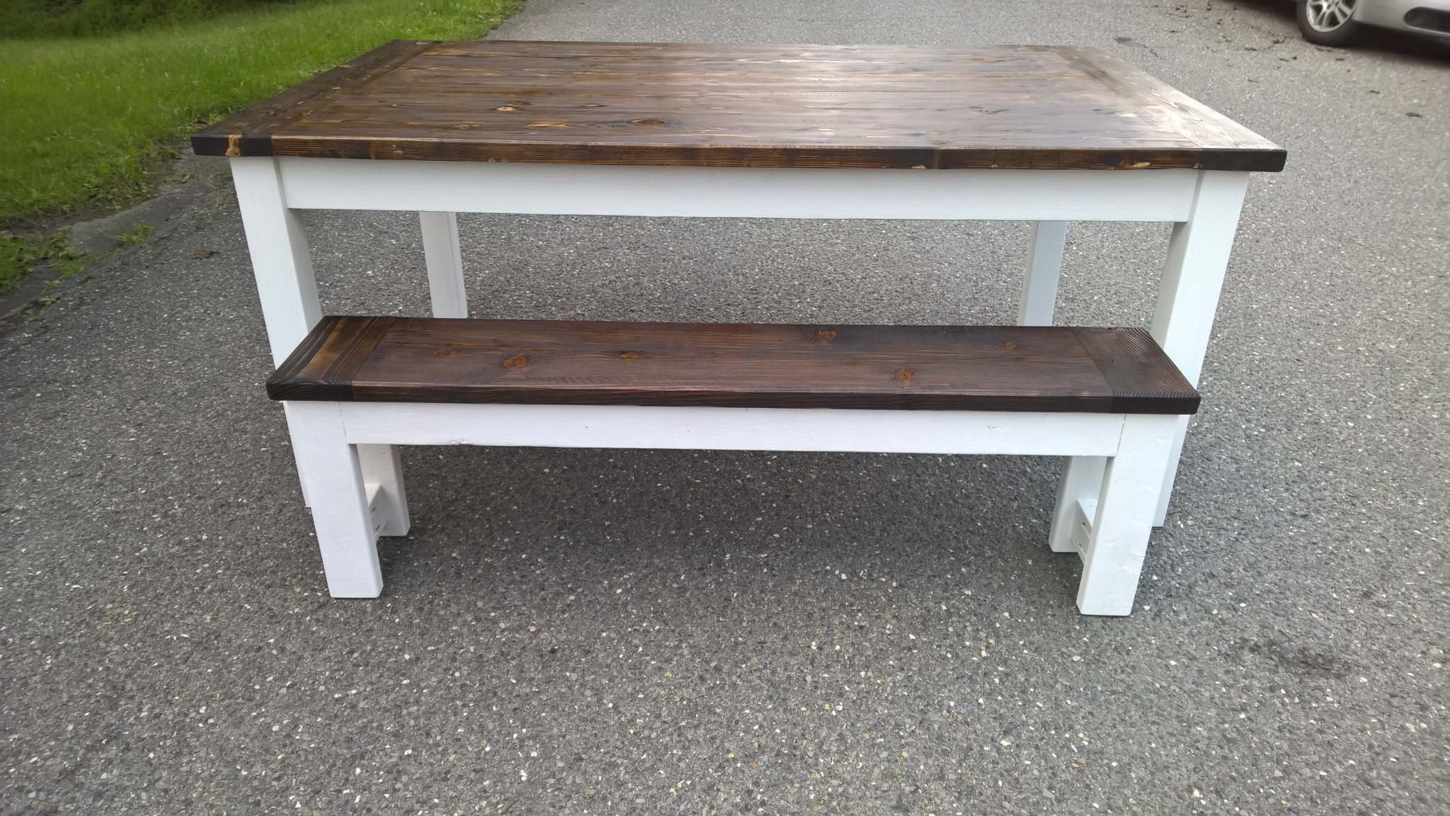 Farmhouse Dining Table(functional Breadboard Ends) - Etsy