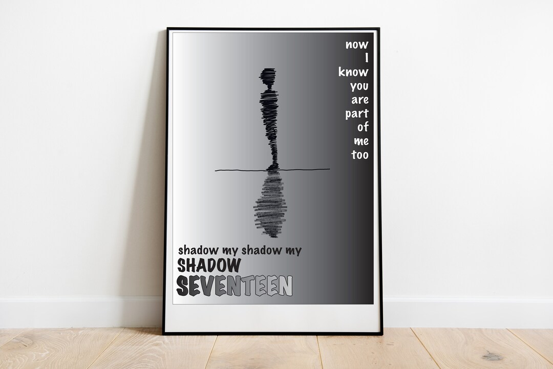 Seventeen Shadow K-pop Poster 18 X 24 - Etsy