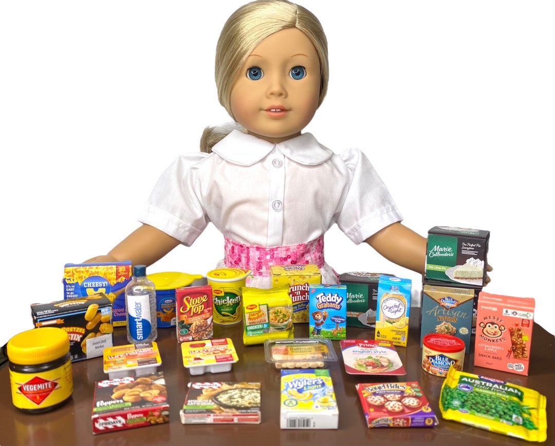 1:3 Scale Doll Play Food FAKE, Food Miniature Food, Groceries, Pantry ...