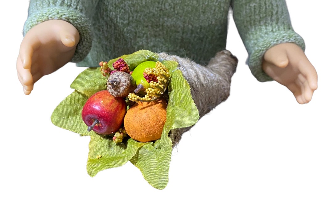 1:3 Scale Horn of Plenty Cornucopia Prop Fits 18” Doll, 20” Doll, Smart ...