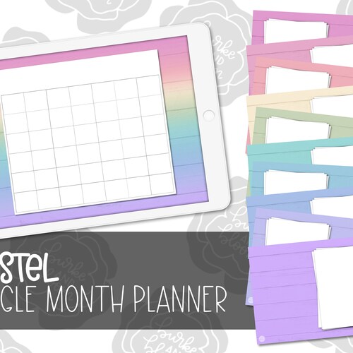 Summer Single Month Digital Planner Goodnotes Planner - Etsy