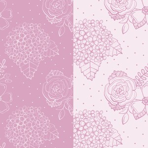 Floral Pattern Brush Set - Etsy