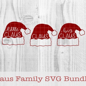 Claus Family SVG Bundle - Etsy