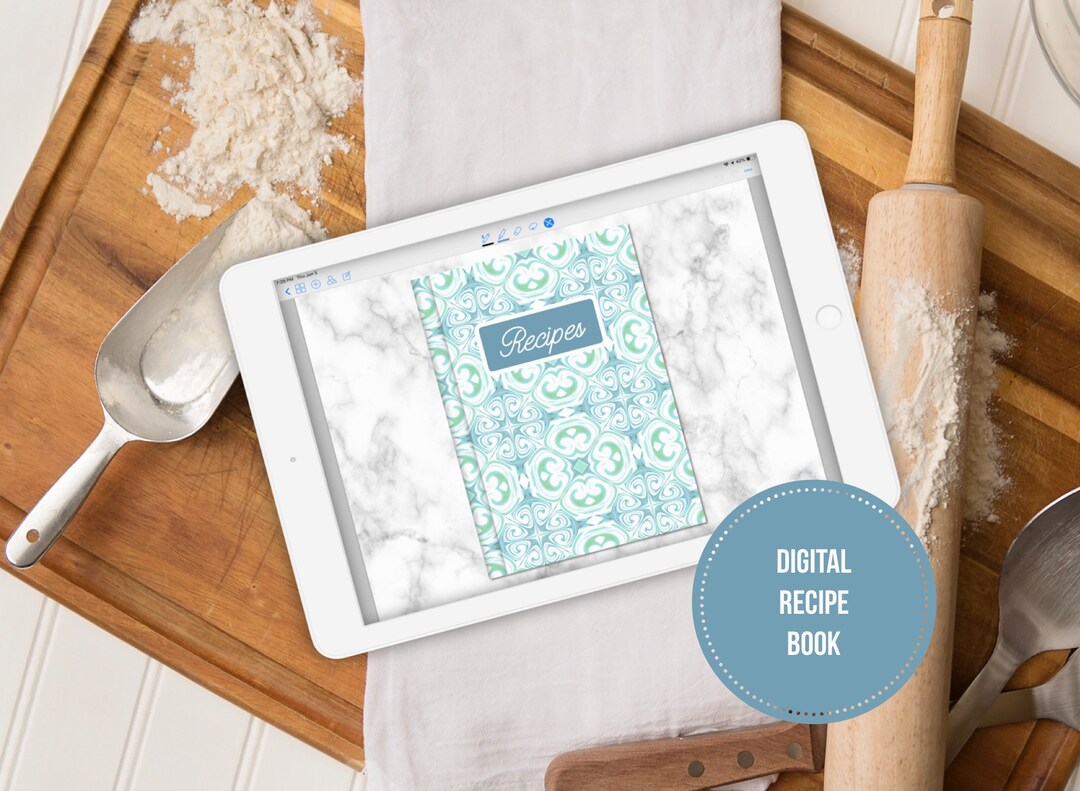 Digital Recipe Book Goodnotes Pdf - Etsy