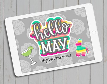 Goodnotes May Stickers - Etsy