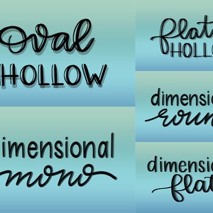 Procreate Shadow Lettering Brush Pack, Procreate Shadow Brushes ...