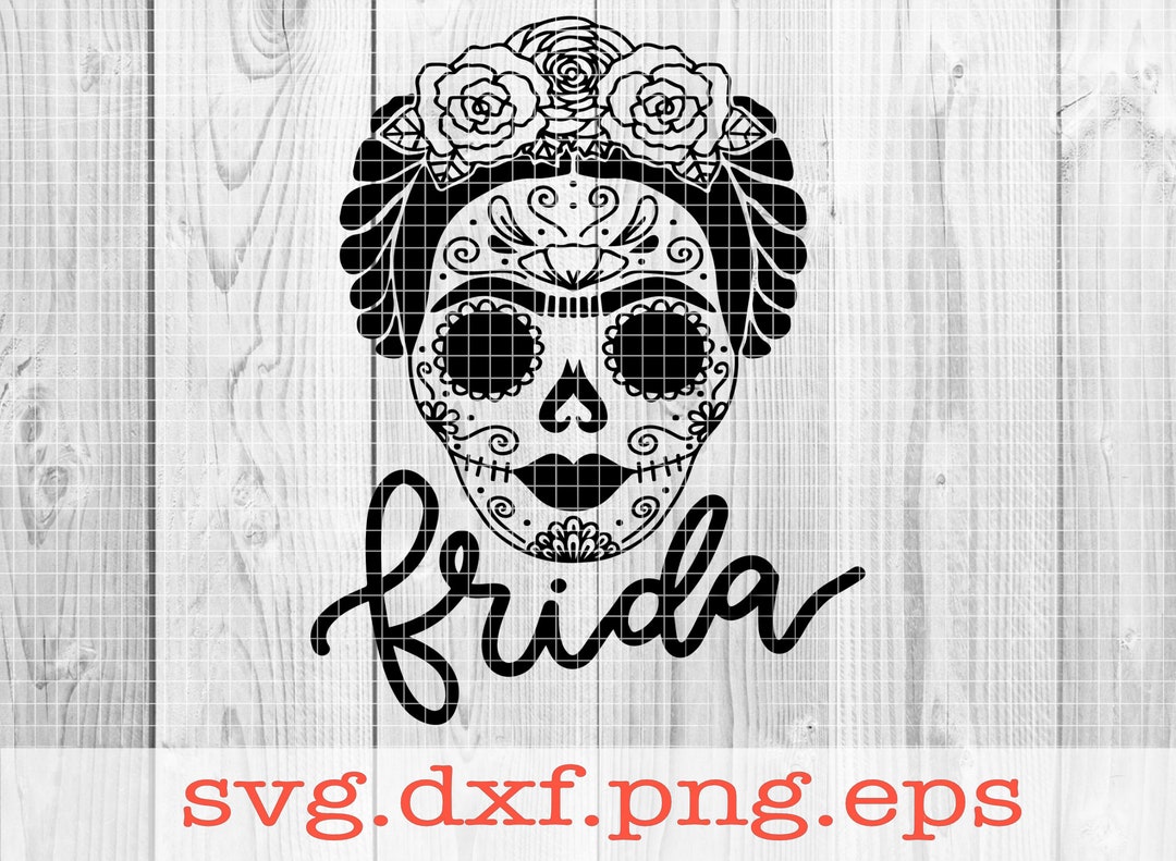 Sugar Frida Svg, Hand Lettered Svg, Hand Drawn SVG - Etsy