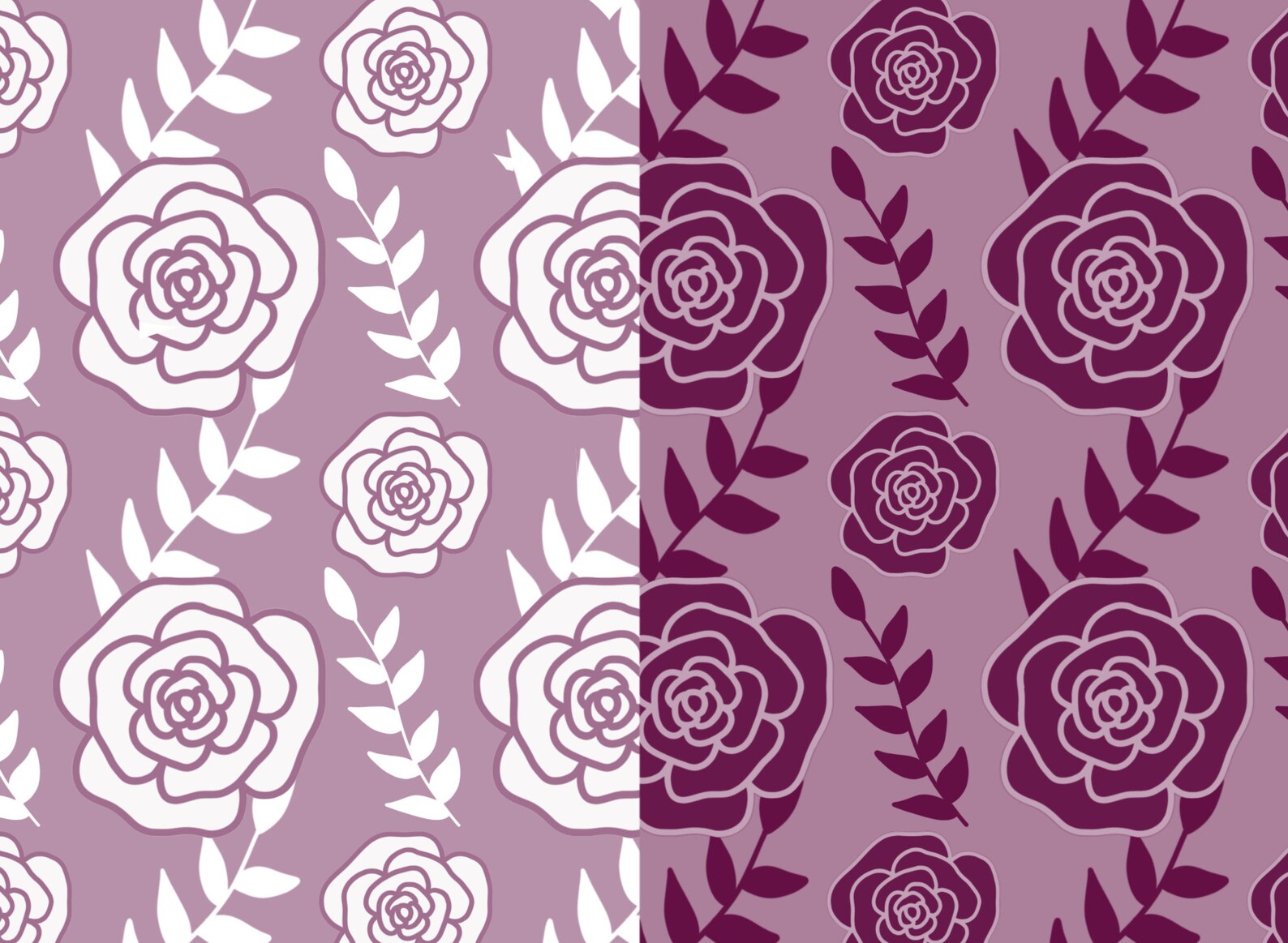 Floral Pattern Brush Set | Etsy