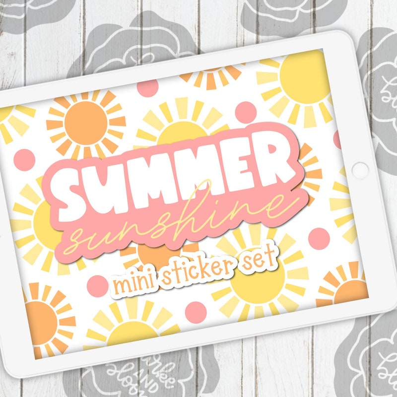 Sunshine Sticker - Etsy