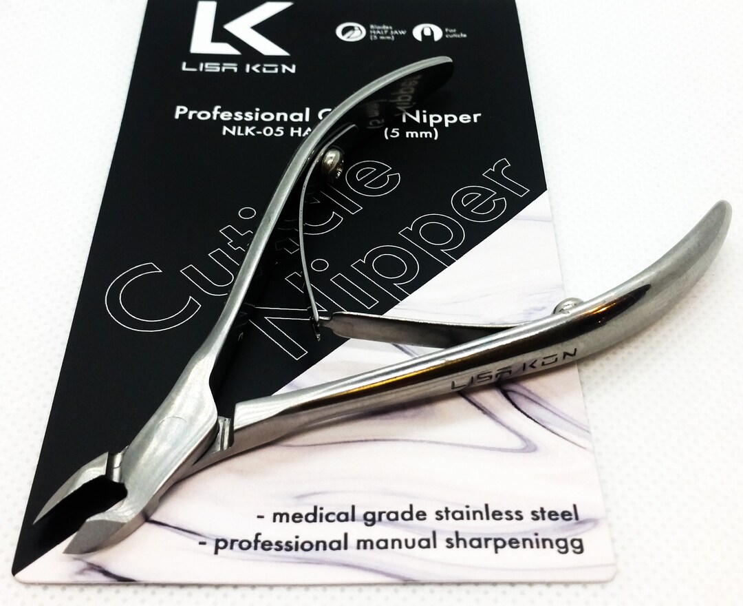 Lisa Kon High Professional Nail Cuticle Nipper COBALT Scissor Cut Dead ...