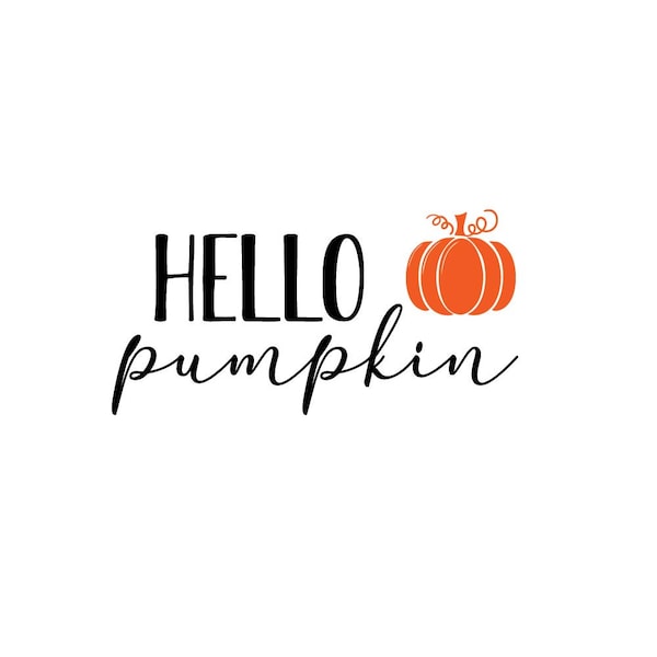 Hello Pumpkin Sign - Etsy