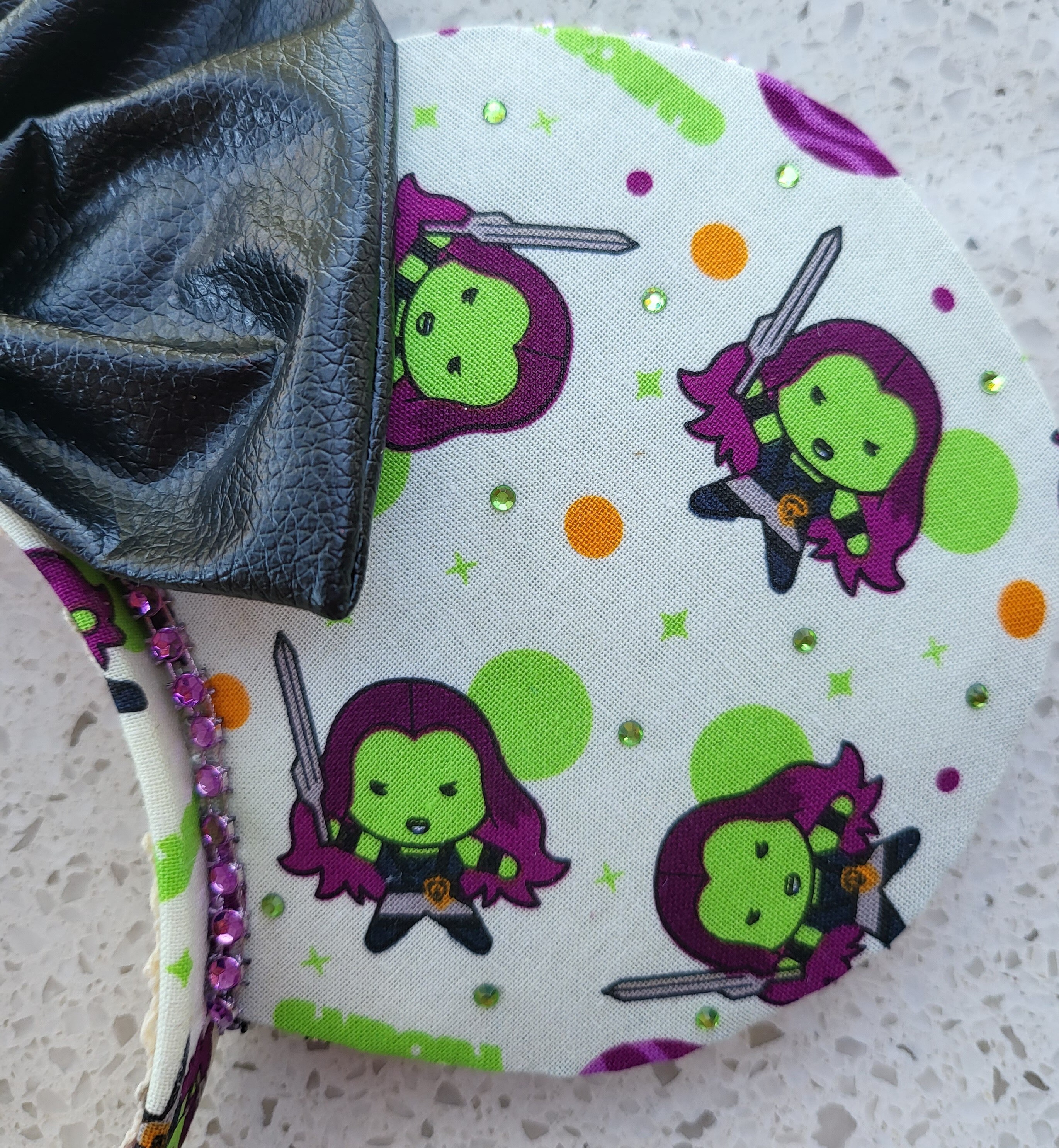 Minnie Ears Marvel Gardians of the Galaxy Gamora Fits Kids - Etsy