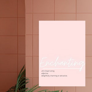 Enchanting Definition Digital Printable PRINTABLE Wall Art - Etsy