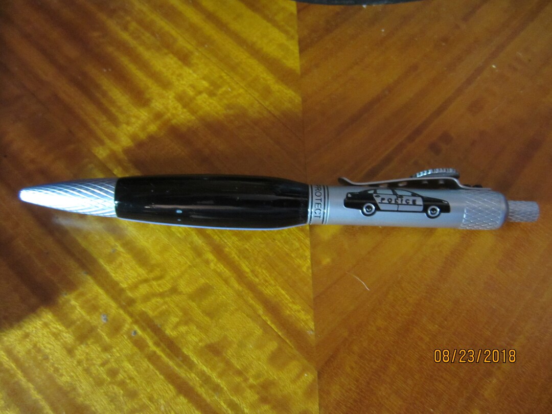 Police Memorial (thin Blue Line) Ballpoint Pen - Etsy
