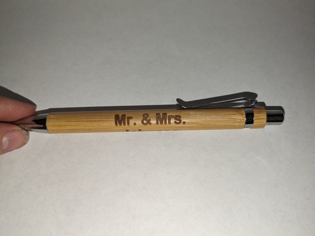 Custom Wedding Pen! Names and Dates - Etsy