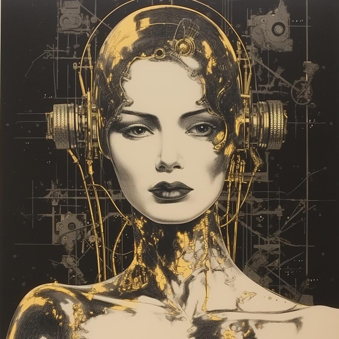 Maria the Mother of Machines (metallic Print) - Etsy