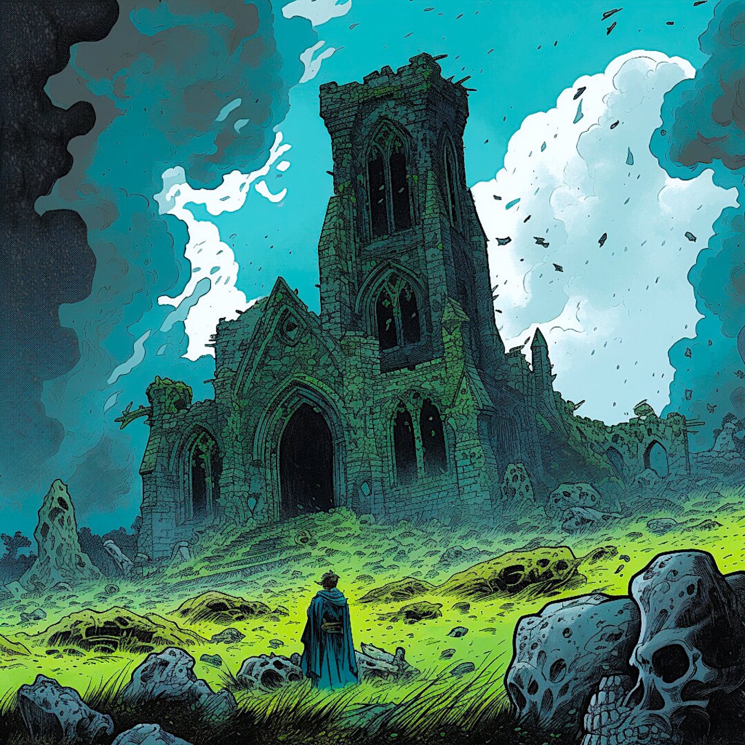 Haunted Ireland Print, Limited Edition Archival Giclée, Spooked Series ...