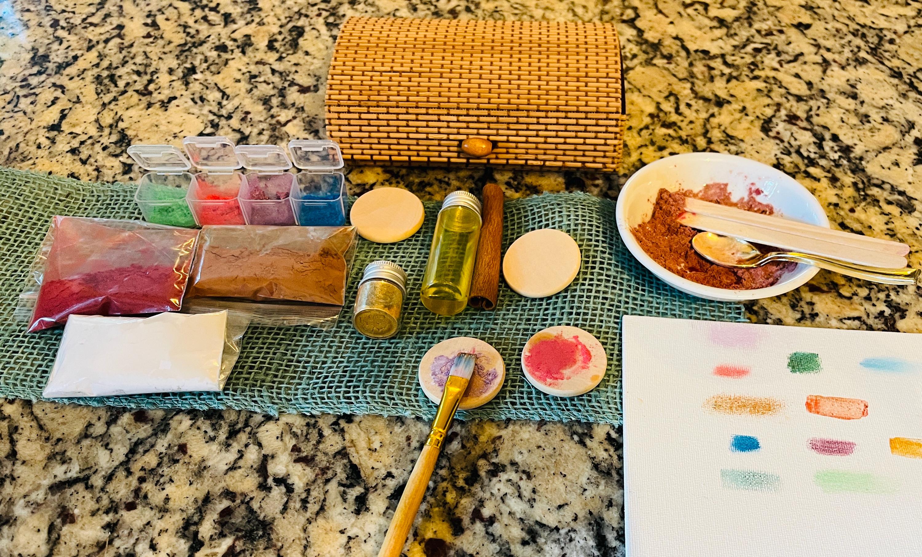DIY All Natural Makeup Kit: Blush, Eyeshadow, Lip Gloss - Etsy