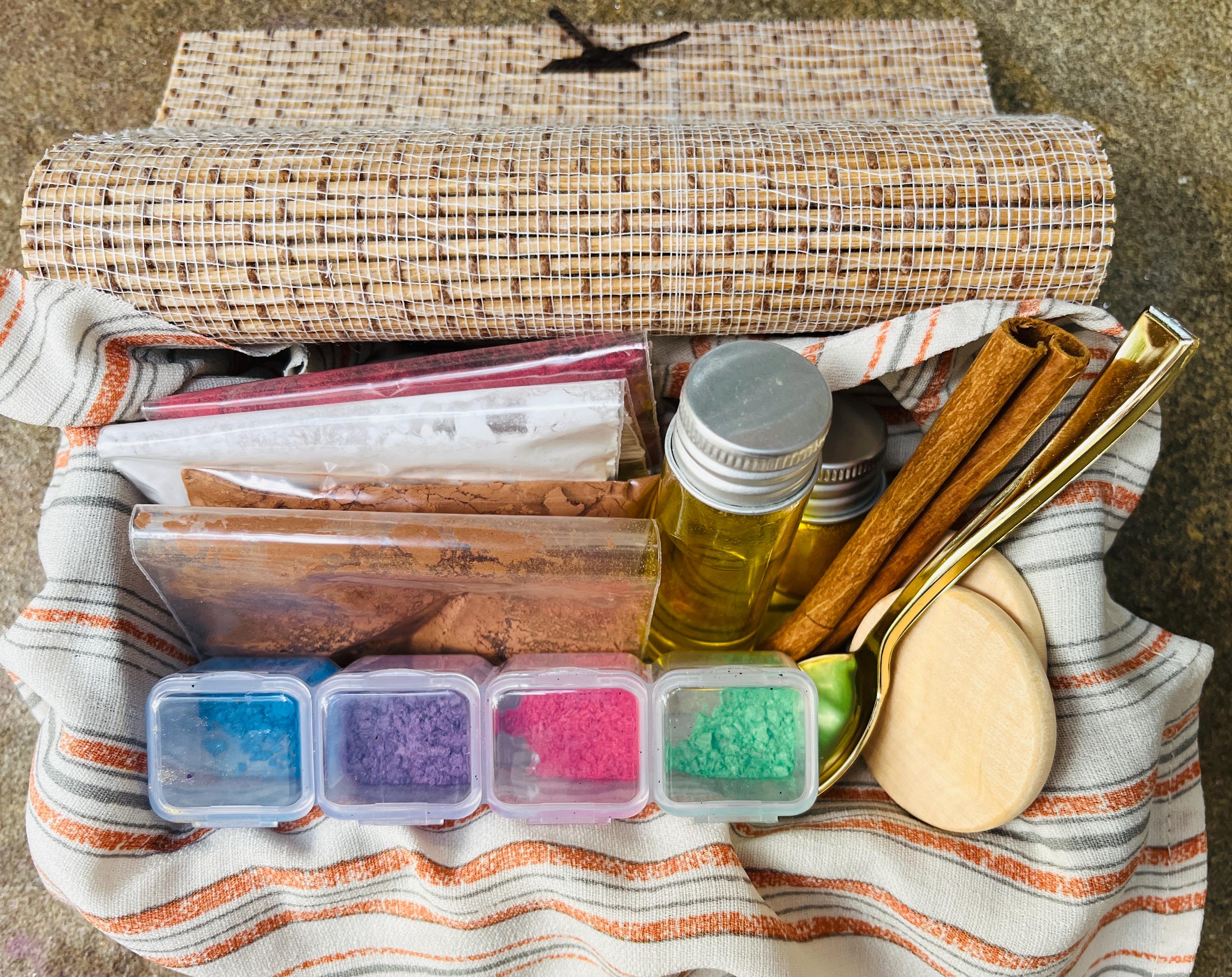 DIY All Natural Makeup Kit: Blush, Eyeshadow, Lip Gloss, Shimmer Sugar ...