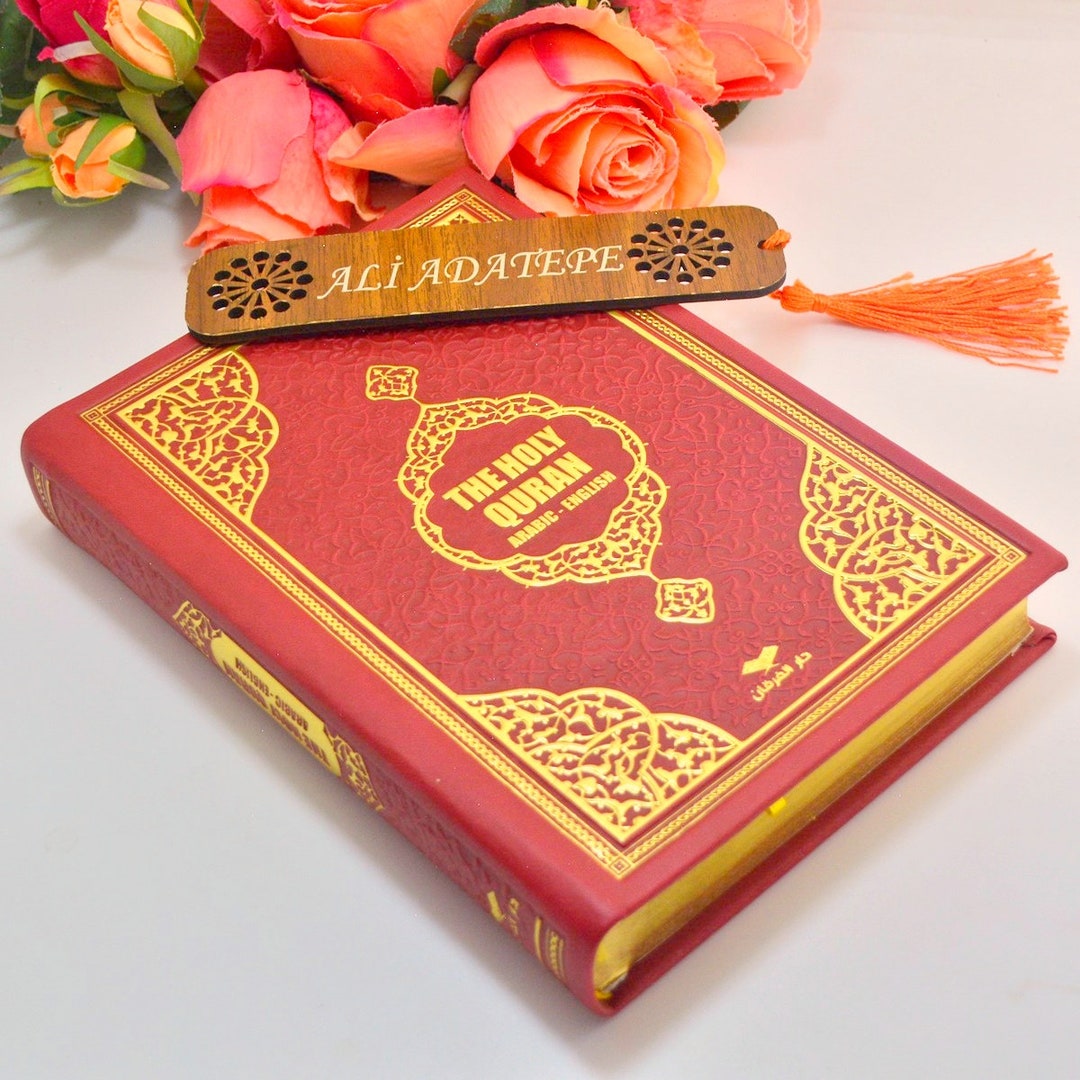 Red ENGLISH Arabic TRANSLATION QURAN Islam Book, Religious Christmas ...