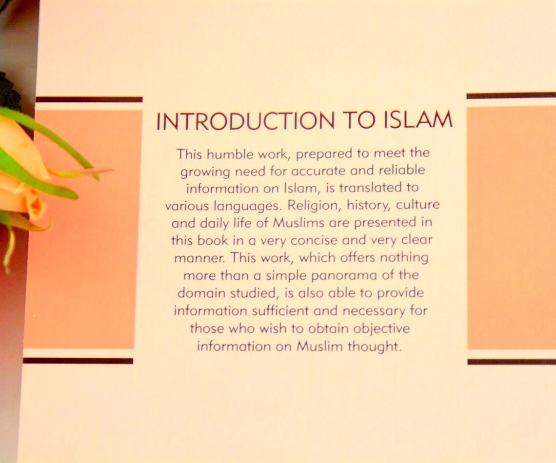 Introduction to Islam English Muslim Learning Book Inleiding - Etsy