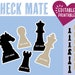 Check Mate Door Decoration / Board Game / Family Game Night / Printable ...