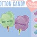 Cotton Candy Door Decoration / Hand-drawn / Carnival /sweet / Editable ...