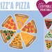 Pizza Pizza Door Decoration Printable Pizza Party | Etsy