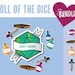 Roll of the Dice Door Decorations, TTRPG, Wizards, 20 Sided Dice ...