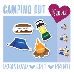 Camping Out Door Decorations - Etsy