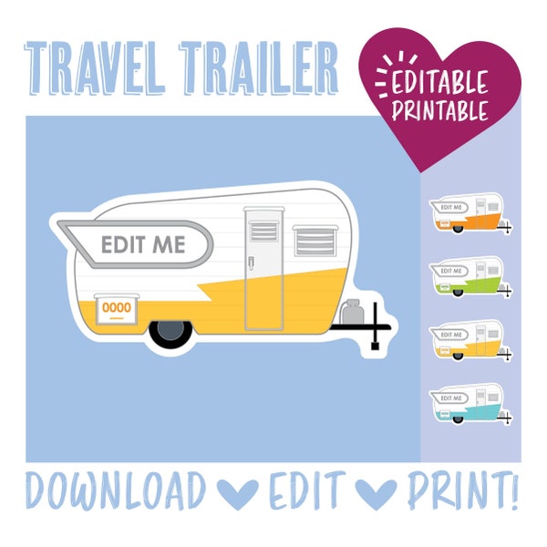 Travel Trailer Decor - Etsy