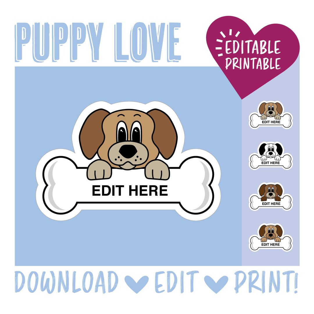 Puppy Love Door Decoration / Dog / Animals / Door Dec / RA / Resident ...