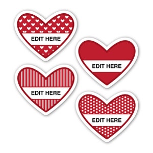 Happy Hearts Door Decoration / Valentine's Day / Love / Heart ...