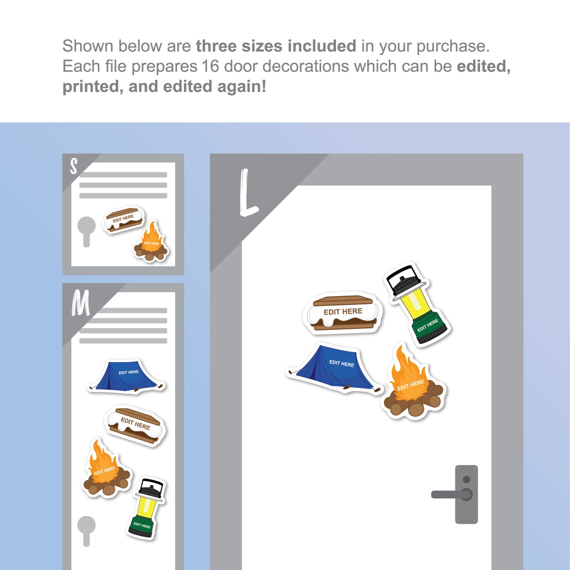 Camping Out Door Decorations - Etsy