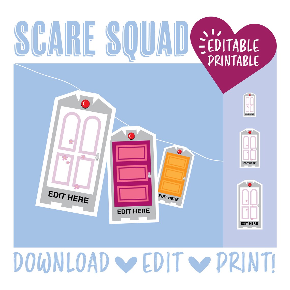 Scare Squad Door Dec - Etsy