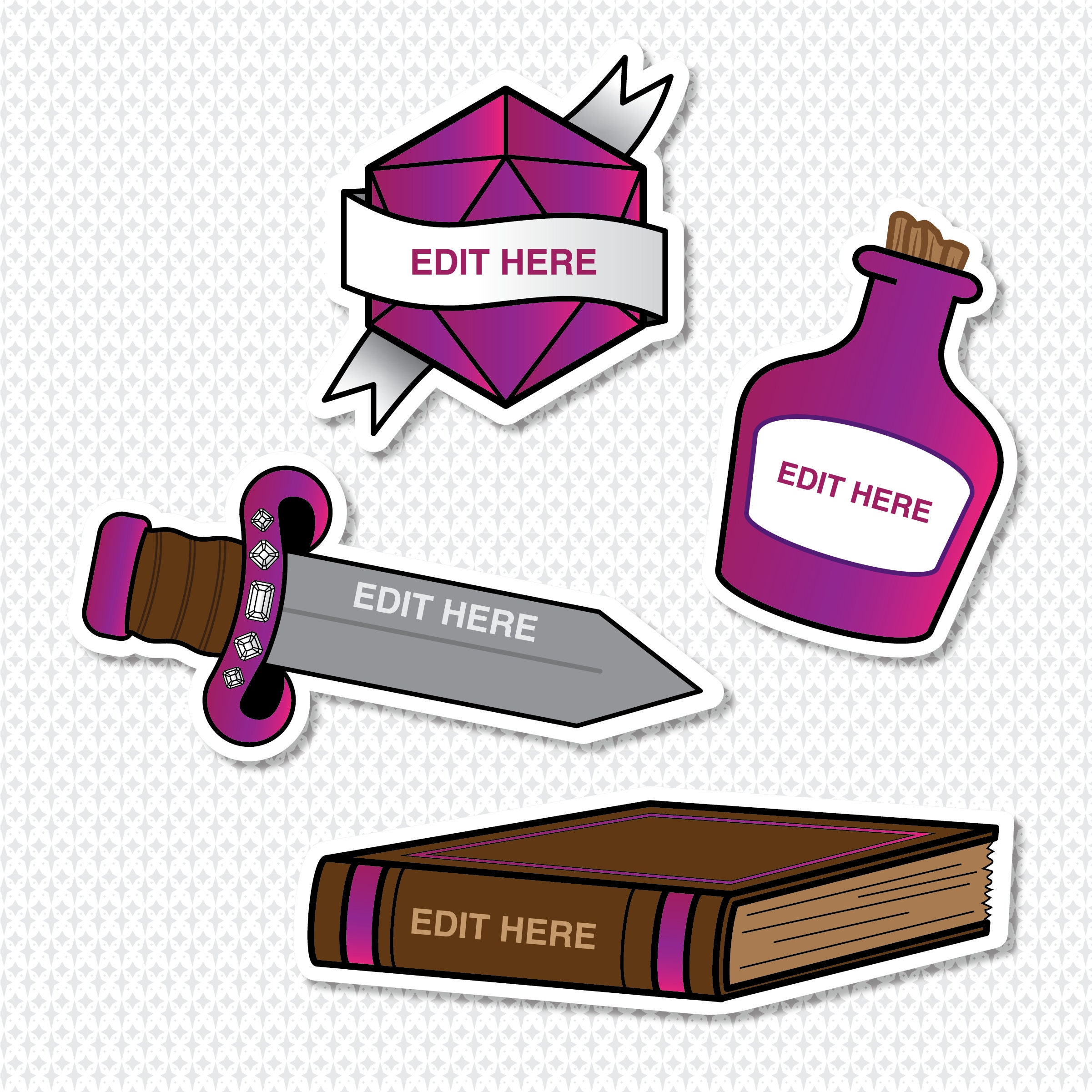 Roll of the Dice Door Decorations TTRPG Dungeons Wizards - Etsy