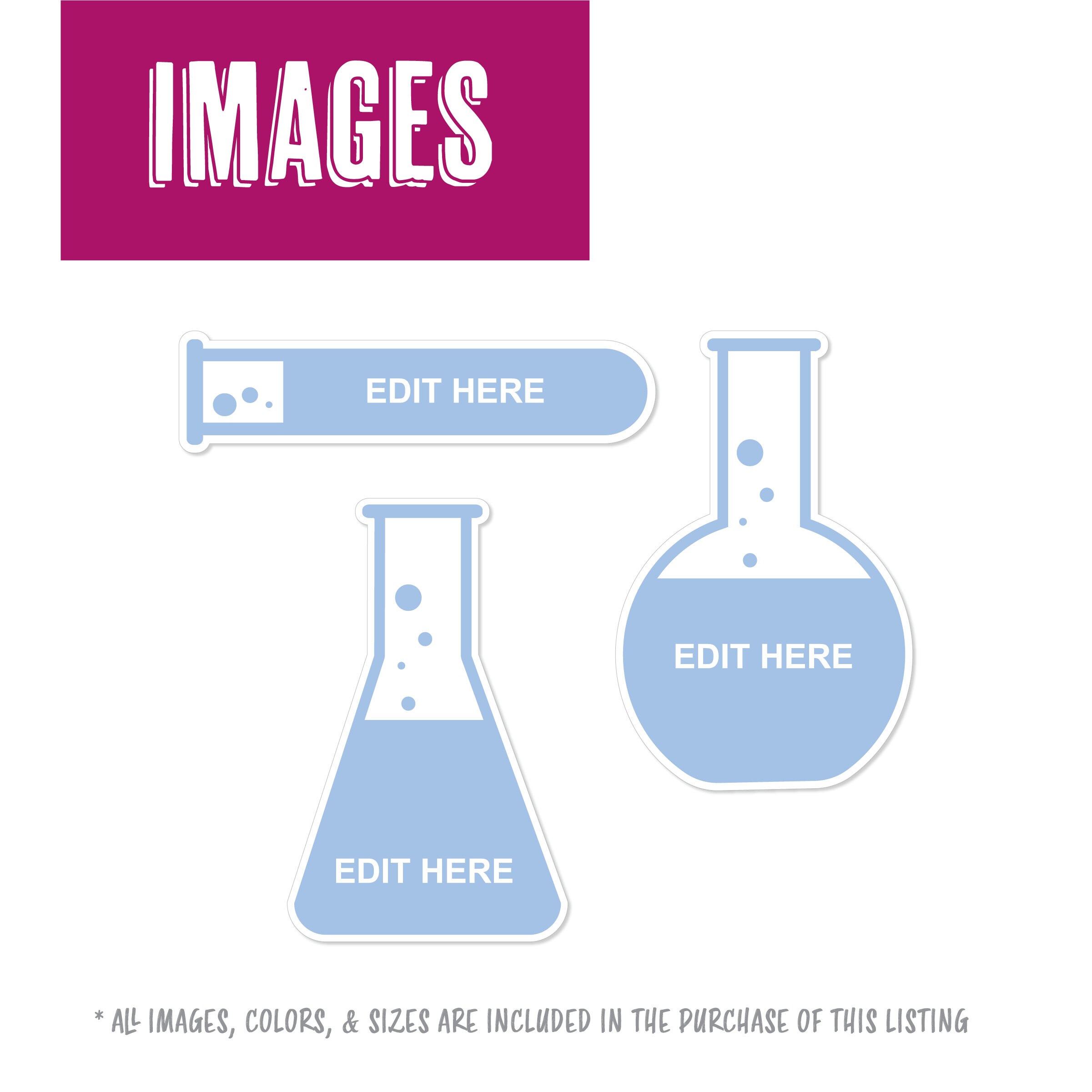 Chemistry Set Door Decoration Chemical Reactions Test Tubes - Etsy