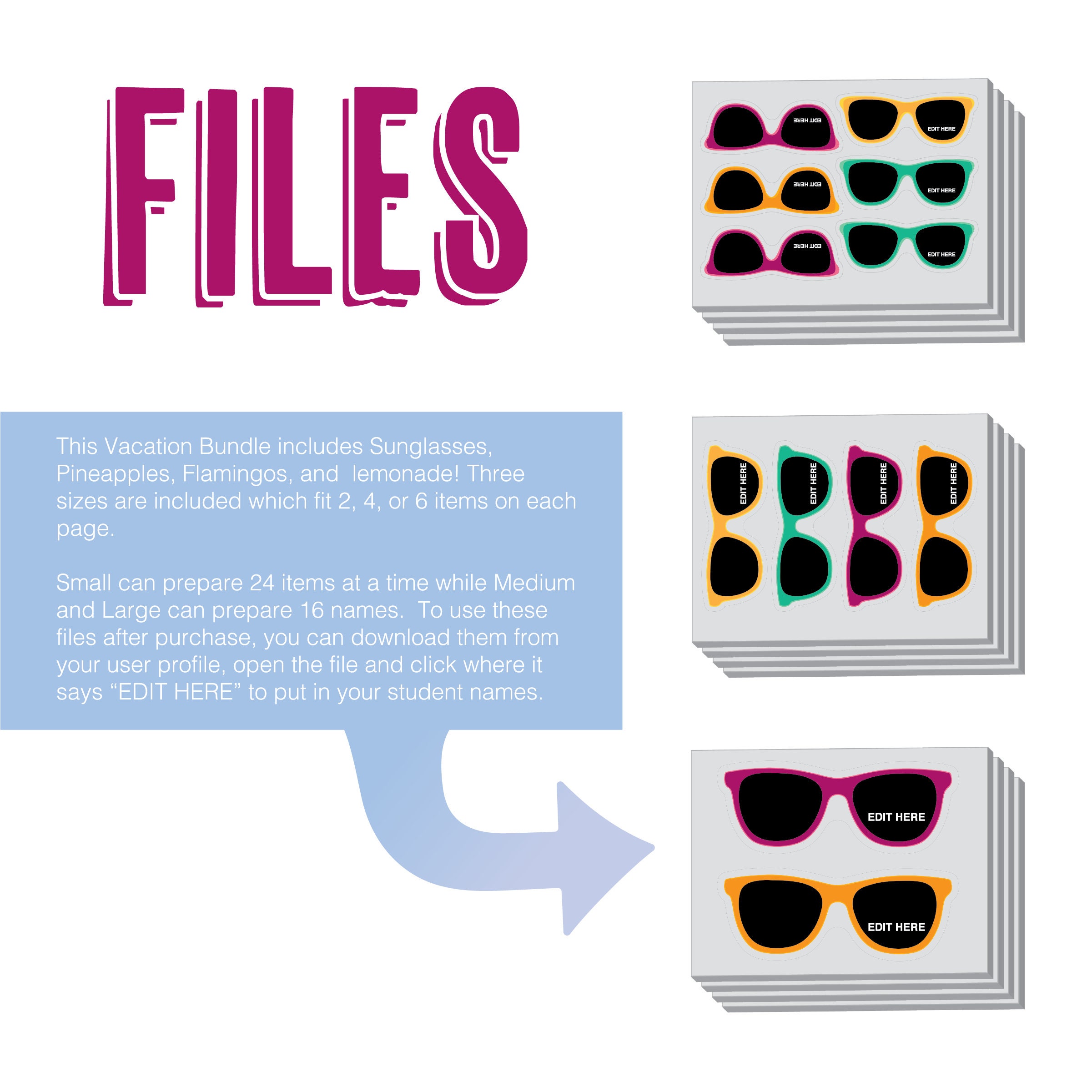 Vacation Time Bundle / Tropical / Summer / Florida / Zoo / - Etsy