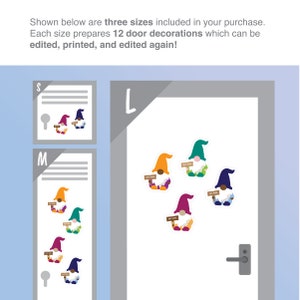 Spring Gnome Door Decoration, Gnombie, Dwarf, Beards, Garden, Earth ...