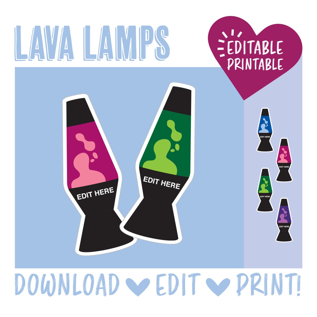 Lava Lamp Door Decoration / 70 / 80 / 90 / Nostalgia / Throwback ...