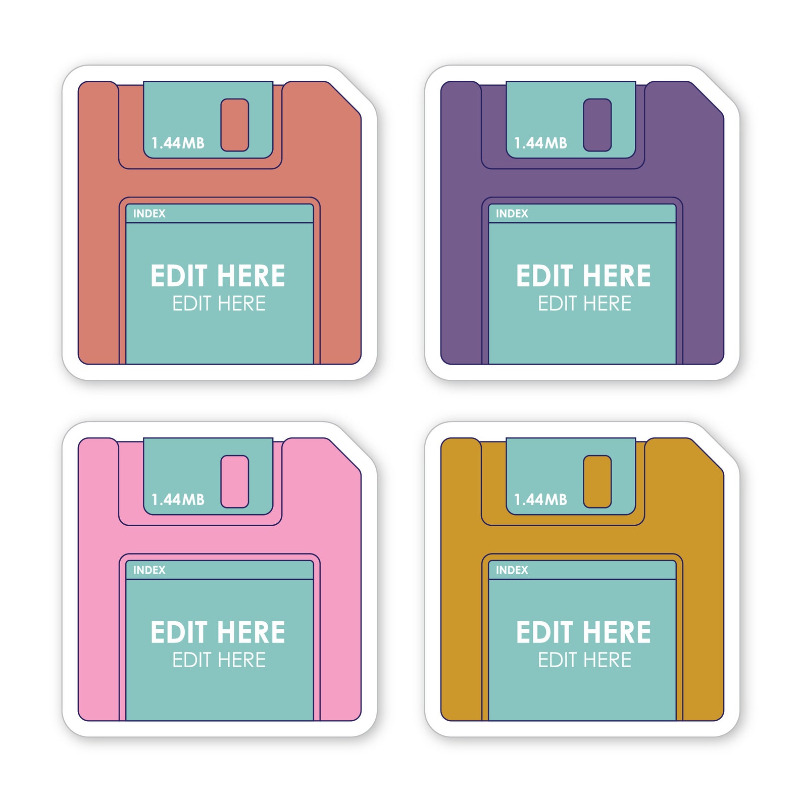 Floppy Disks Door Decoration / 70's / 80's / 90's / Nostalgia ...