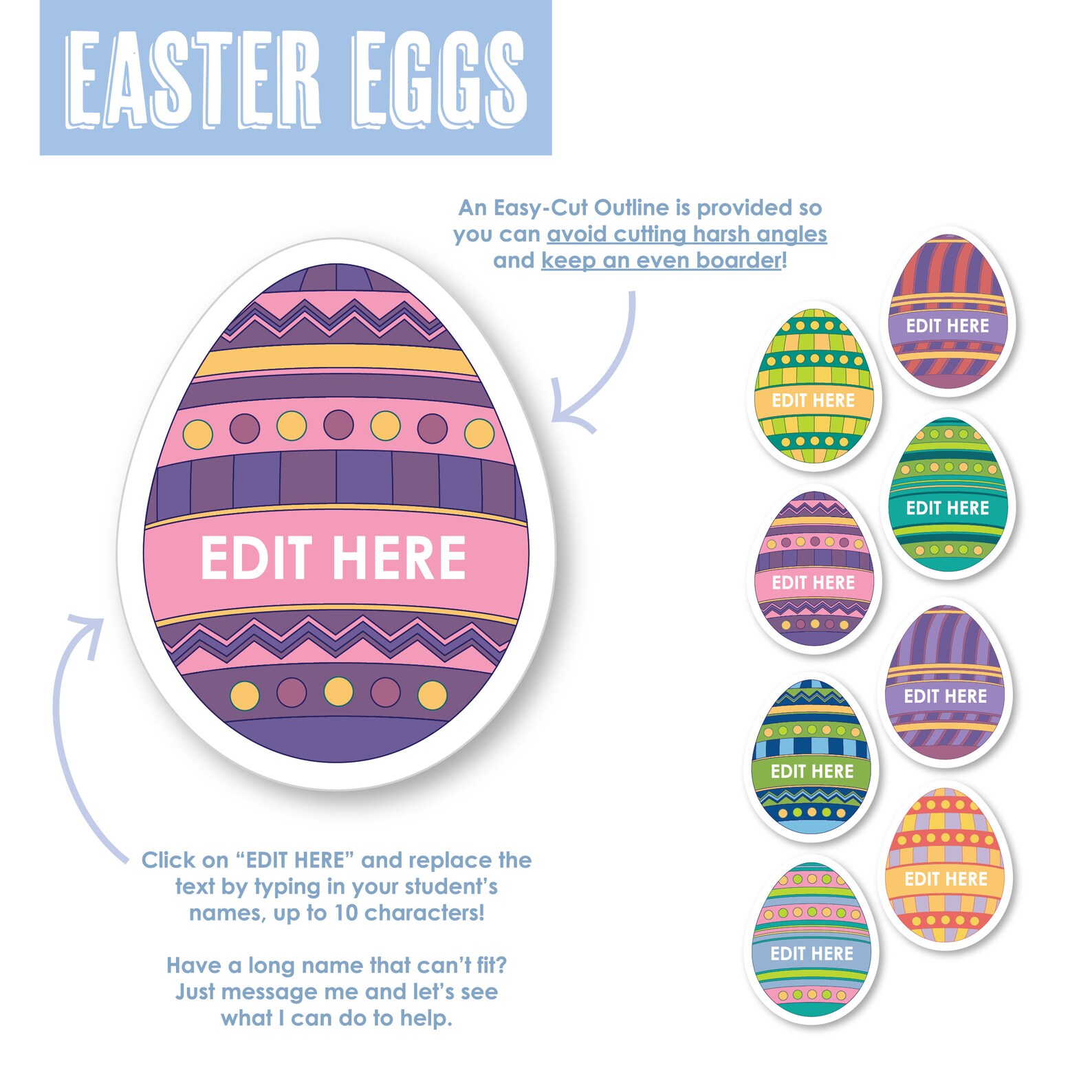 Easter Eggs Door Decoration / Spring / Easter / Egg Hunt / - Etsy