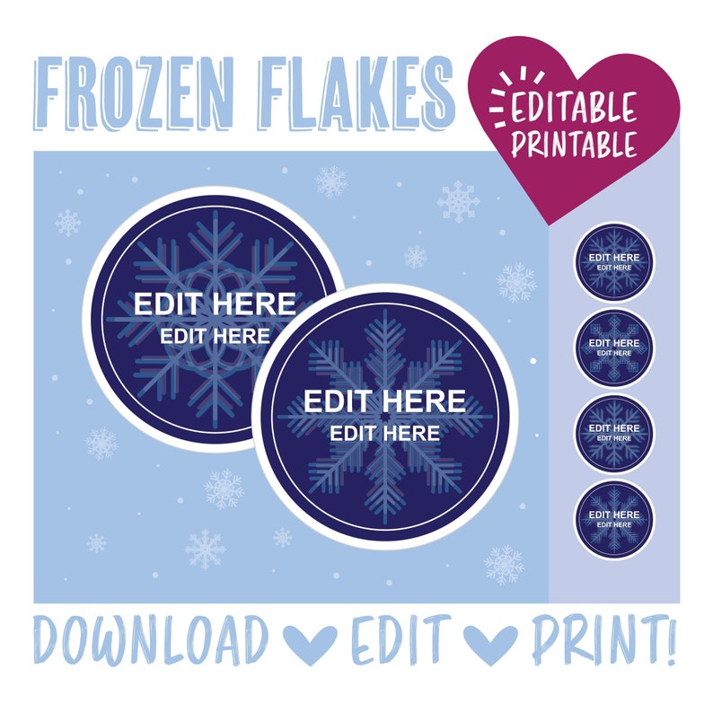 Frozen Flakes Door Decorations - Etsy